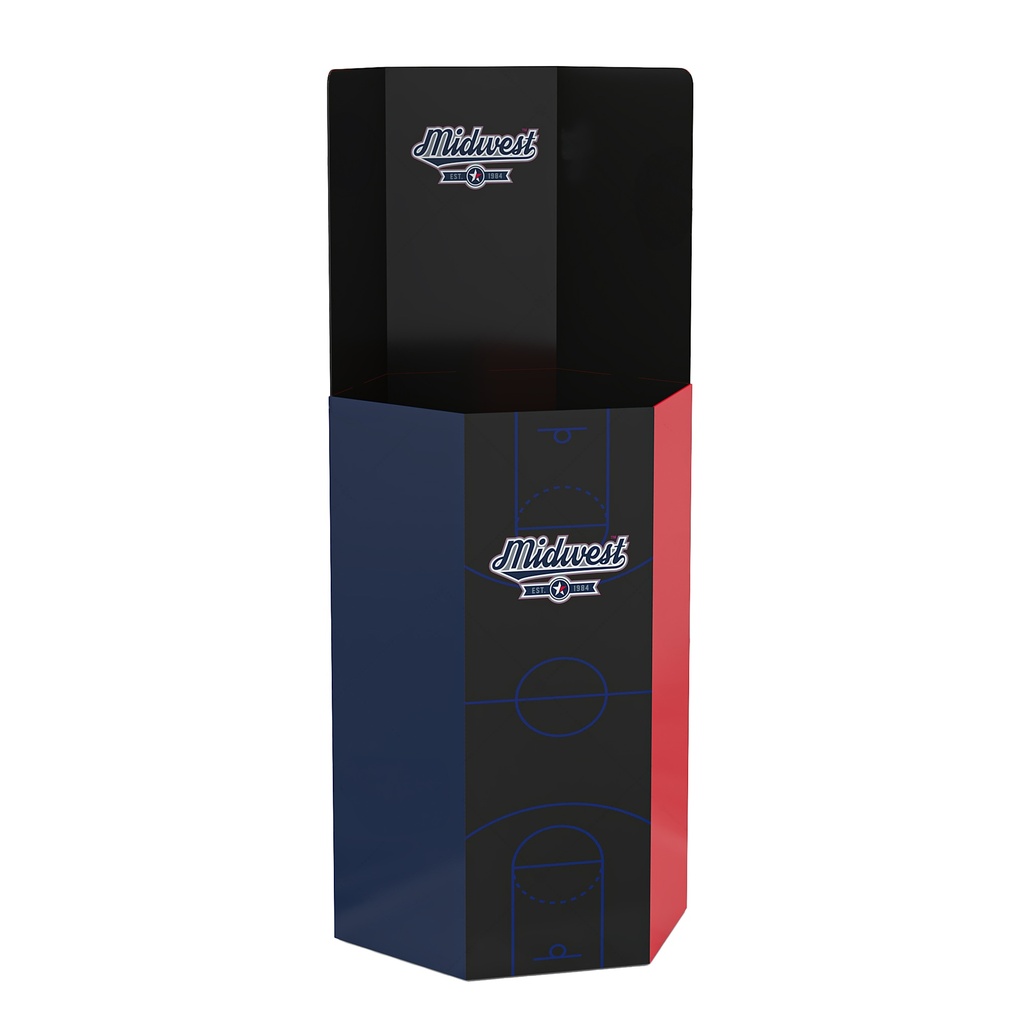 Midwest POS Hex Ball Bin | Reydon Sports Plc